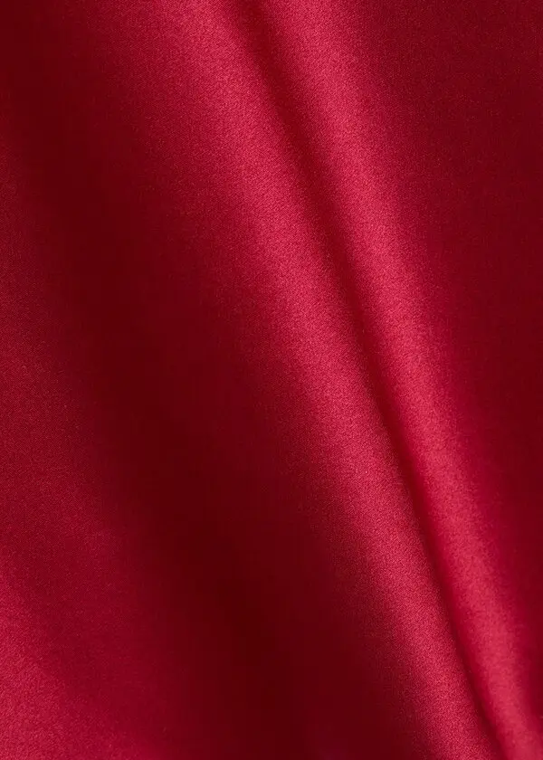 Olivia Von Halle Bliss Silk Pyjama Set - Red