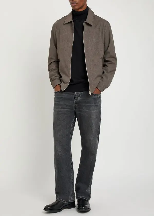 WAX LONDON Eldon Houndstooth Jacket - Brown