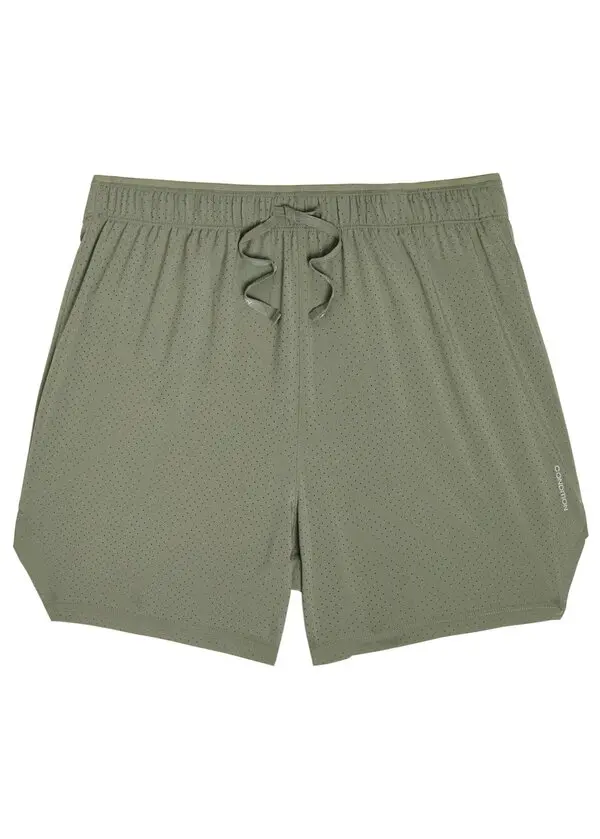 CONDITION Aero Perforated Stretch-jersey Shorts - Green