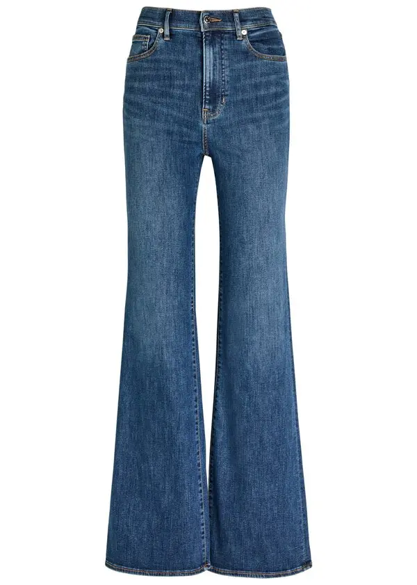 Veronica Beard Crosbie Flared-leg Jeans - Denim
