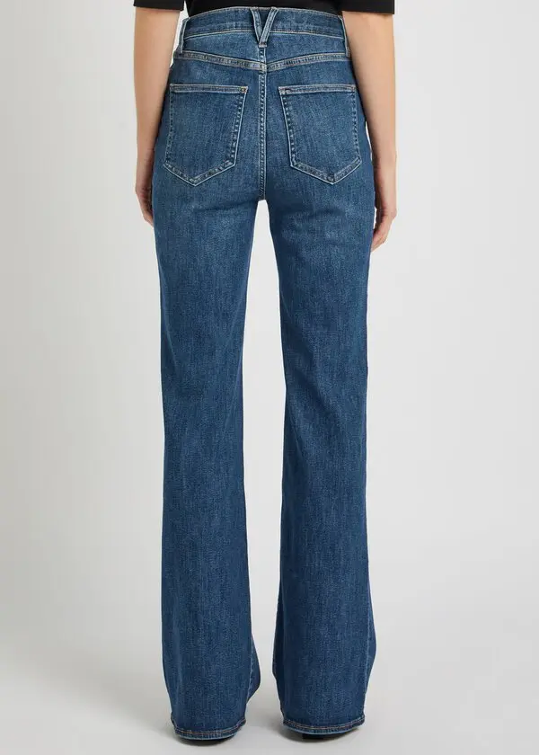 Veronica Beard Crosbie Flared-leg Jeans - Denim