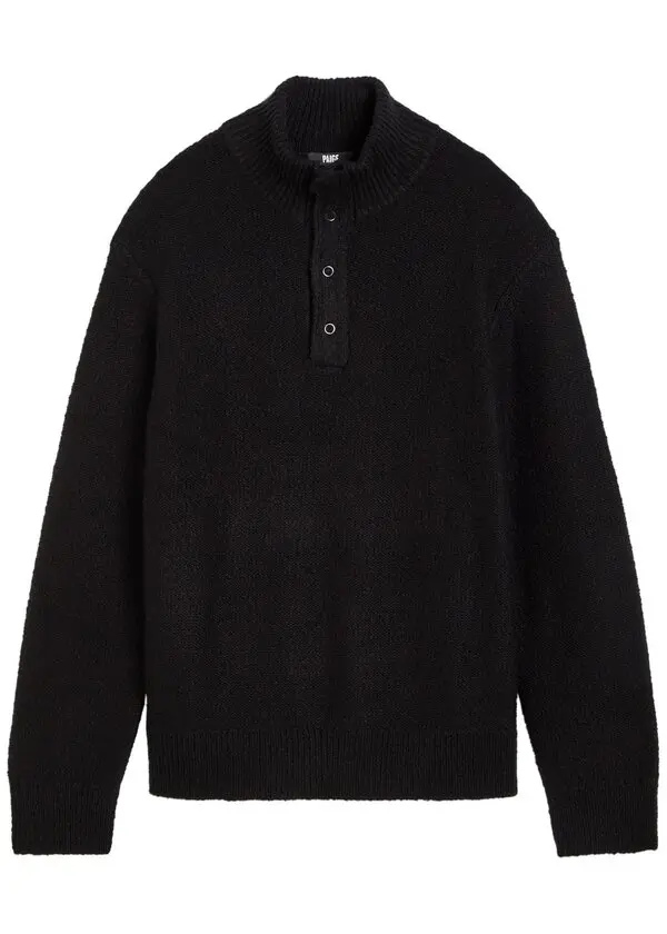 Paige Kotoni Merino Wool-blend Jumper - Black