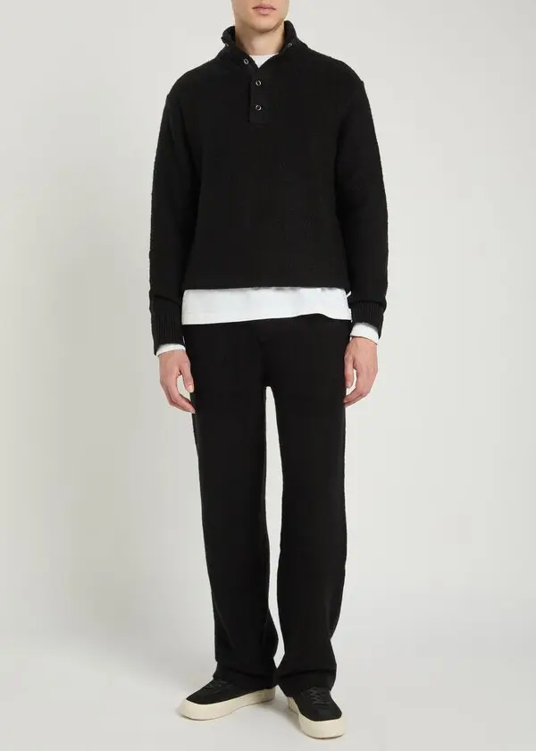 Paige Kotoni Merino Wool-blend Jumper - Black