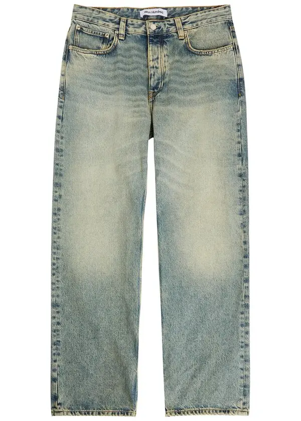 WON HUNDRED Steve Straight-leg Jeans - Light Blue
