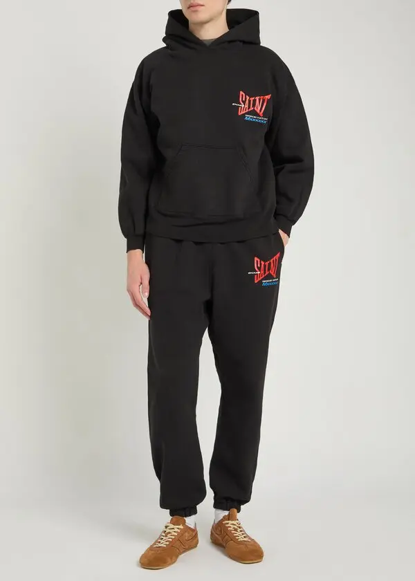 SAINT MXXXXXX Logo-print Cotton Sweatpants