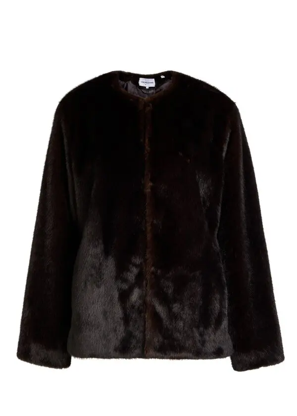 Veronica Beard Griselda Faux Fur Jacket