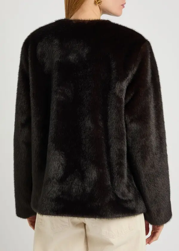 Veronica Beard Griselda Faux Fur Jacket