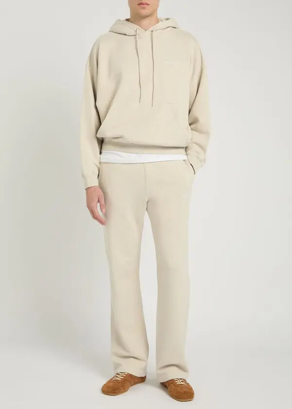 COLE BUXTON Logo-embroidered Straight-leg Sweatpants