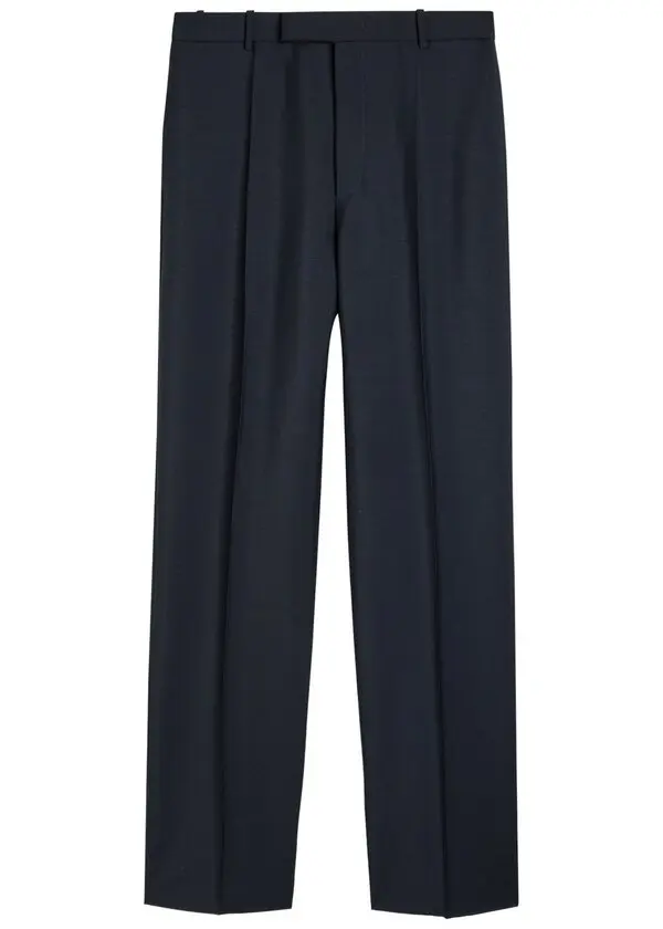 JIL SANDER Straight-leg Wool-blend Trousers