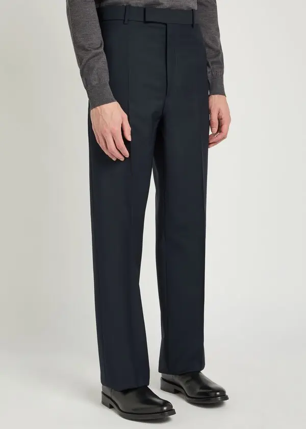 JIL SANDER Straight-leg Wool-blend Trousers
