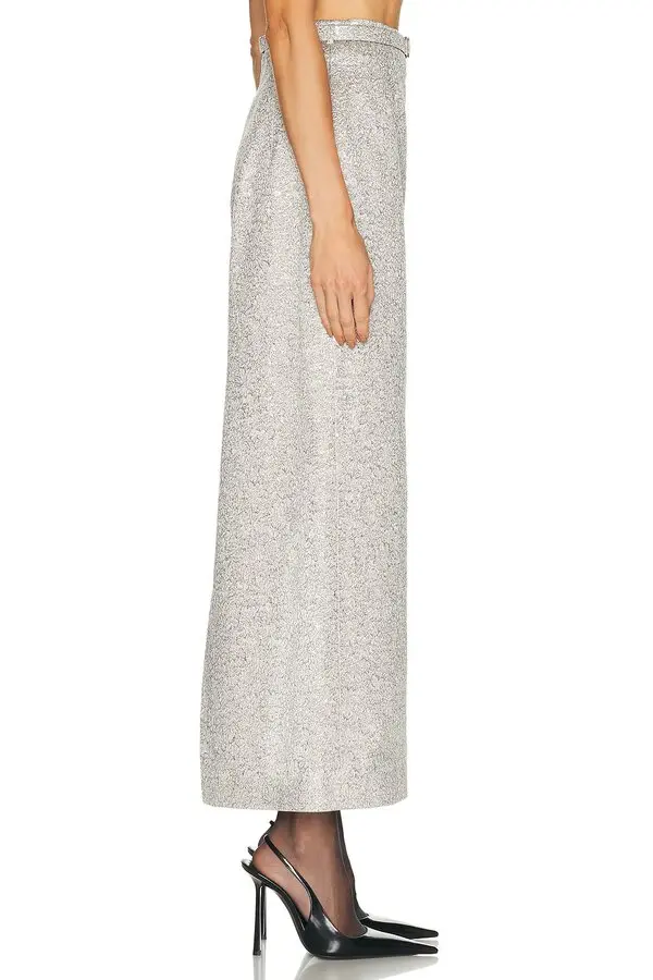 Adam Lippes Levi Metallic Skirt
