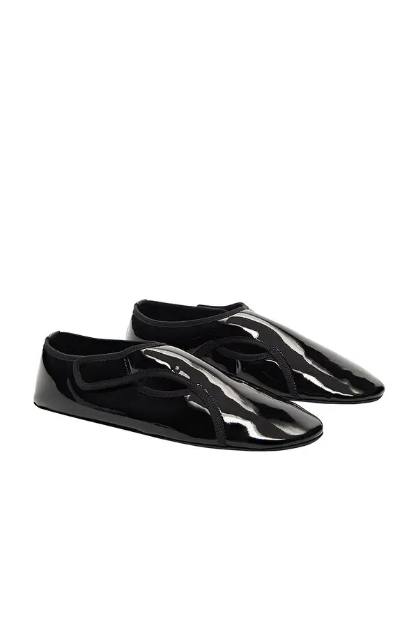 Alaïa Patent Slippers