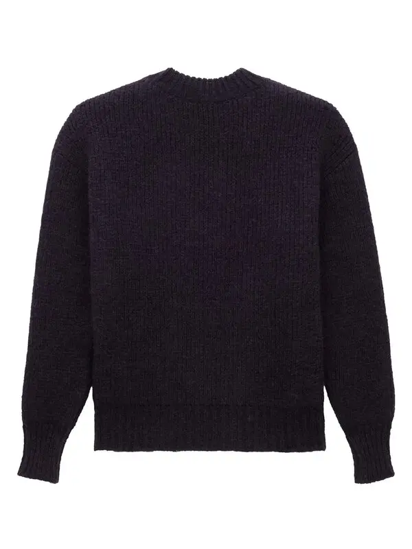 Saint Laurent Thick Knit Pullover - Blue