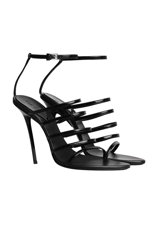 Alaïa Strappy Sandal - Noir