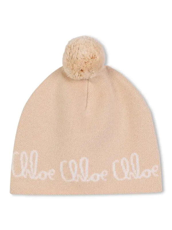 Chloé Logo Cap - Beige