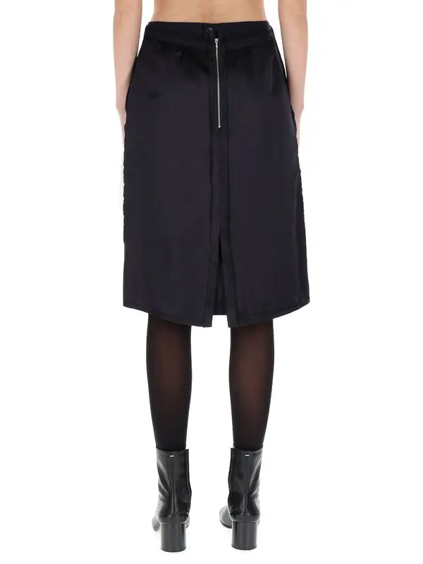 MAISON MARGIELA Midi Skirt With Zipper - Blue
