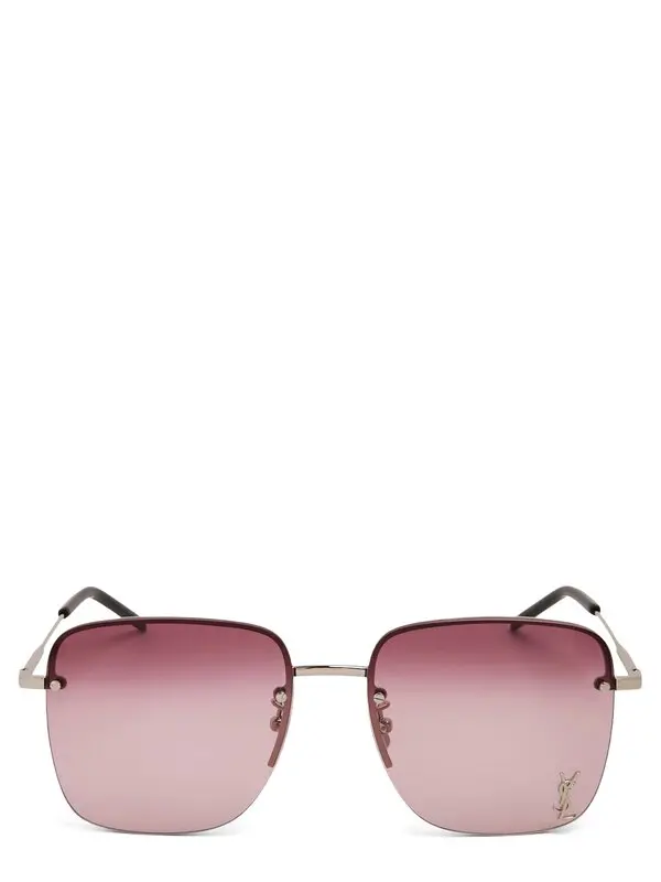 Saint Laurent Monogram Sunglasses - Silver