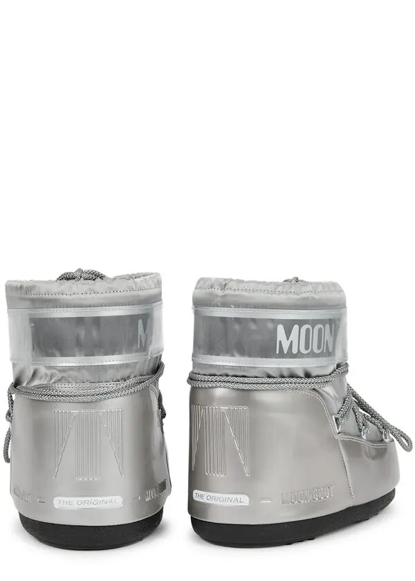 Moon Boot Icon Padded Metallic Satin Snow Boots
