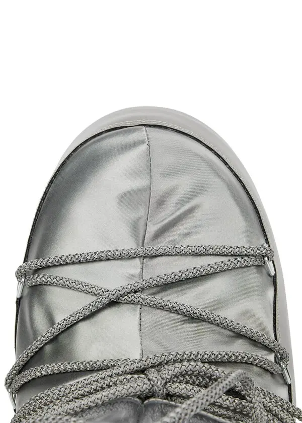 Moon Boot Icon Padded Metallic Satin Snow Boots