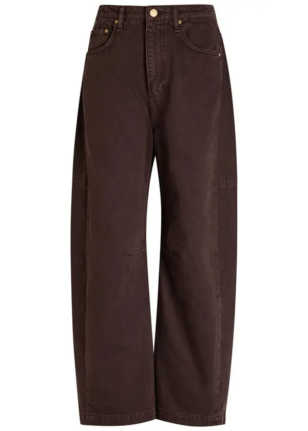 Rag & Bone Charlie Barrel-leg Jeans - Dark Brown