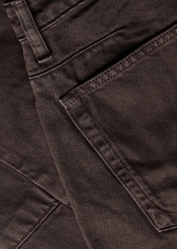 Rag & Bone Charlie Barrel-leg Jeans - Dark Brown
