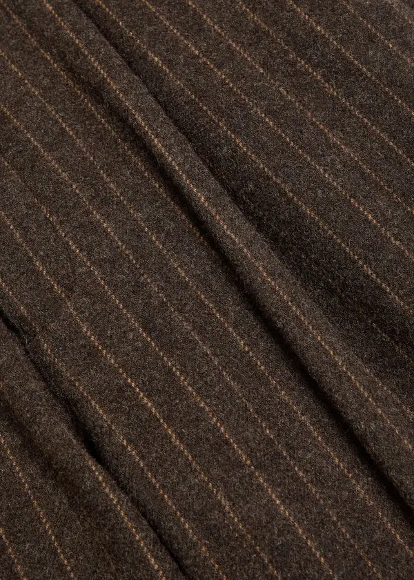 Oliver Peoples Striped Wool-blend Trousers