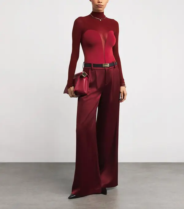 Wolford High-neck Bustier Bodysuit