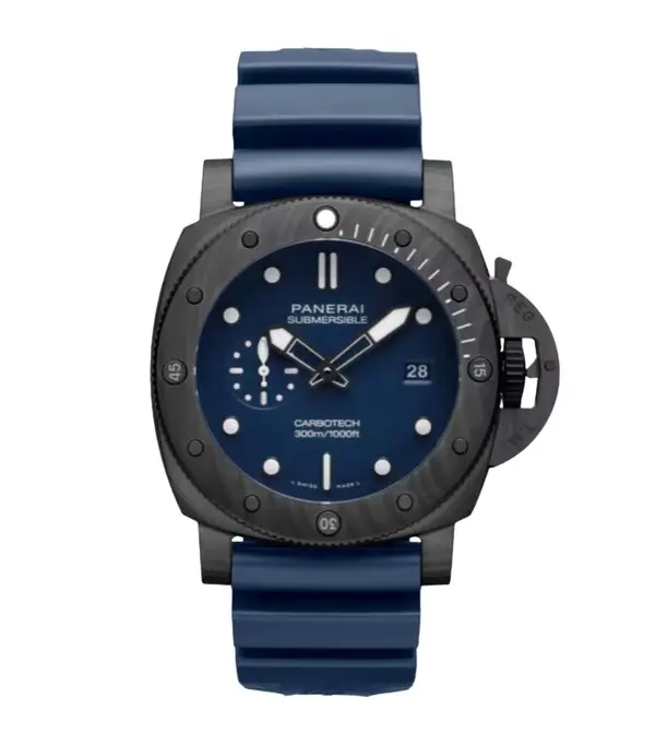 Panerai Carbotech Submersible Quarantaquattro Diver Watch - Blue