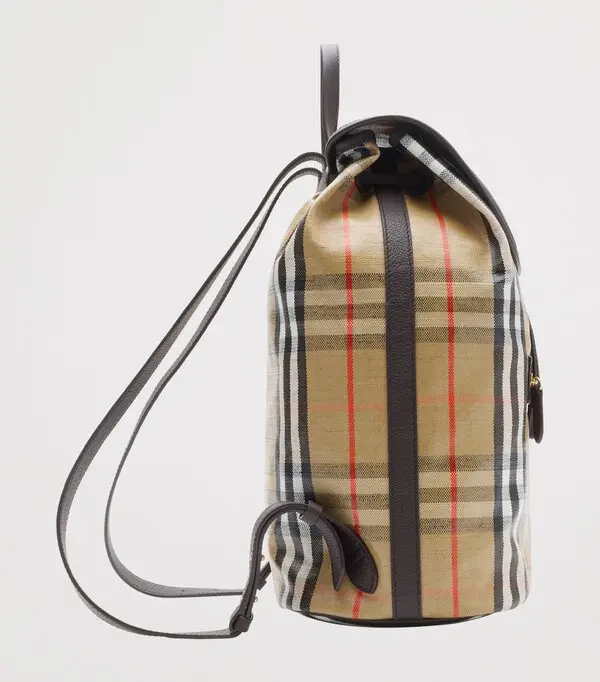 Burberry Leather-trim Check Highlands Backpack