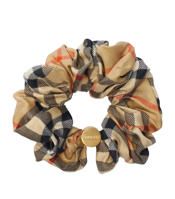 Burberry Check Silk Scrunchie