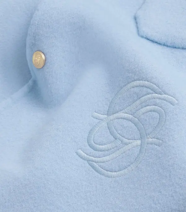 Drole De Monsieur Wool-blend Logo Overshirt