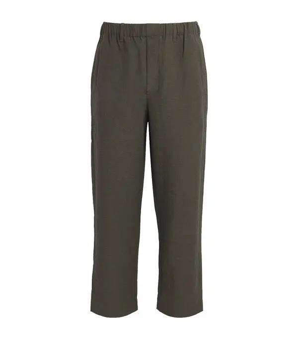 Commas Wide-leg Pleated Resort Trousers