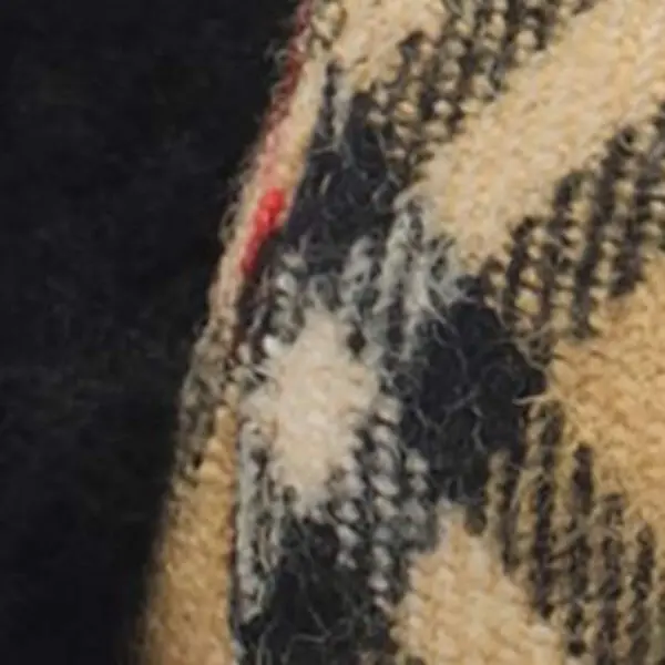 Burberry Wool Check Trapper Hat - Beige