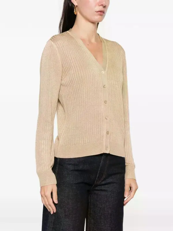 Ralph Lauren Buttoned Ribbed Cardigan