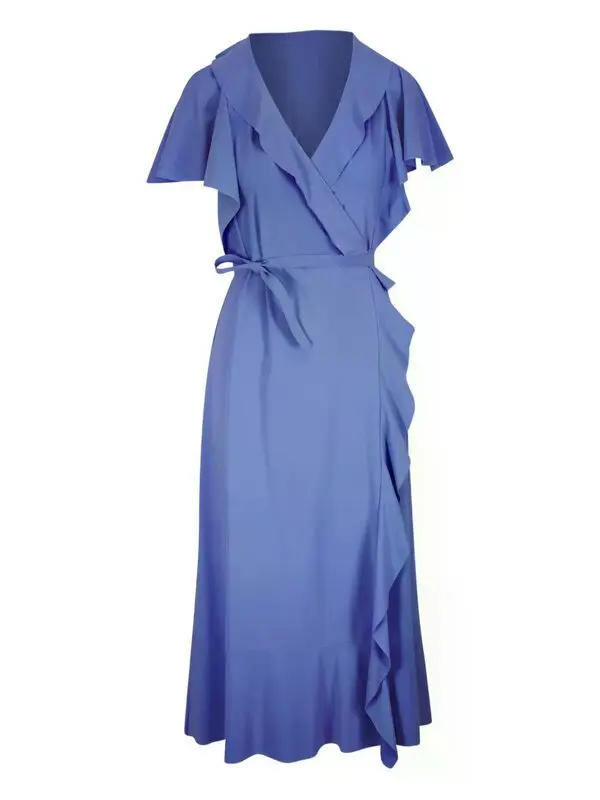 Dorothee Schumacher Ruffle Wrap Dress
