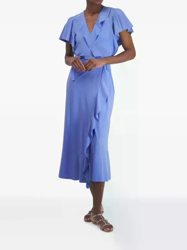 Dorothee Schumacher Ruffle Wrap Dress