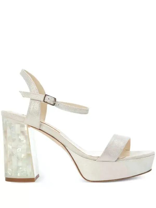 FREYA ROSE Gigi Ankle-strap Sandals - Neutrals