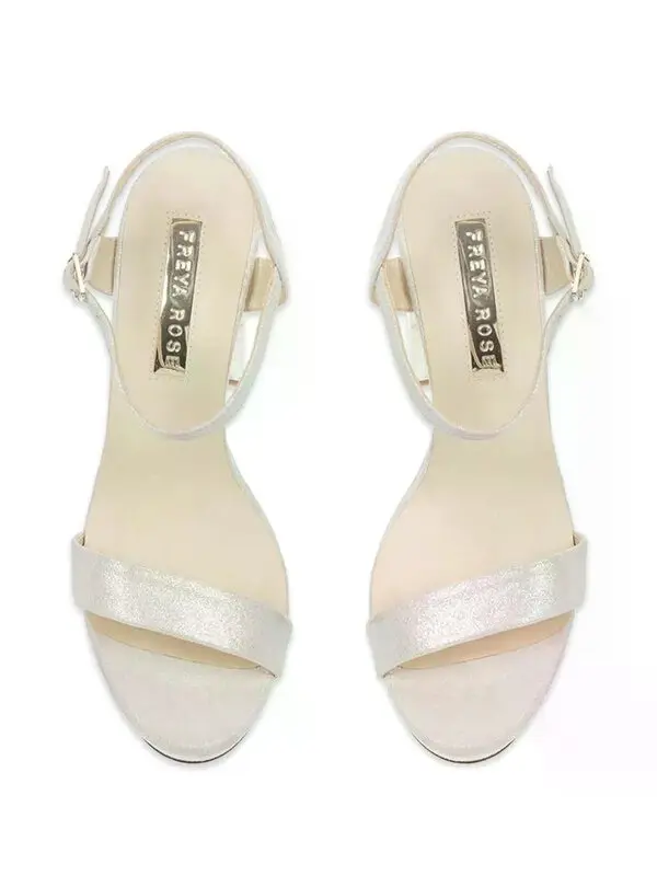 FREYA ROSE Gigi Ankle-strap Sandals - Neutrals