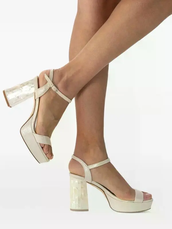 FREYA ROSE Gigi Ankle-strap Sandals - Neutrals