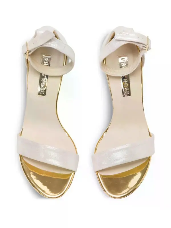 FREYA ROSE Ankle-strap Heeled Sandals - Neutrals