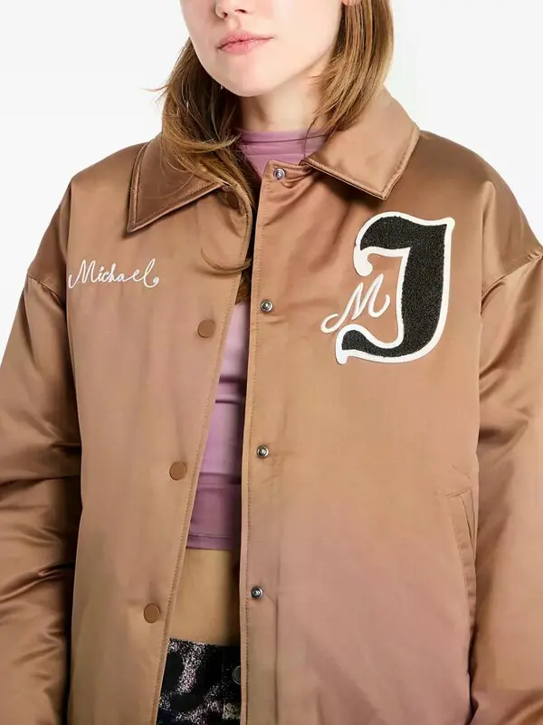 JORDAN Embroidered-logo Varsity Jacket