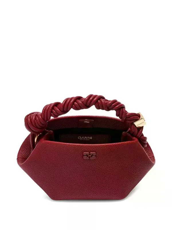 GANNI Twisted-handle Tote Bag - Red