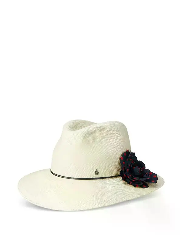 MAISON MICHEL Henrietta Panama Hat - Neutrals