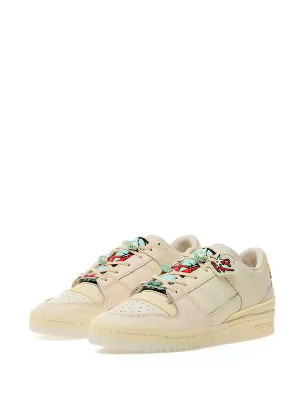 Adidas Embroidered-patch Leather Sneakers