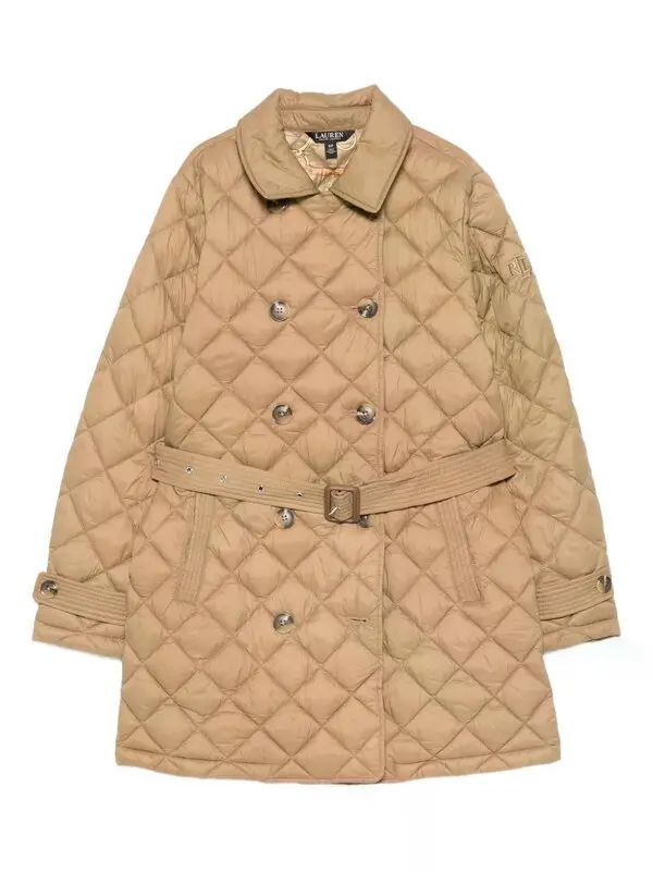 Ralph Lauren Quilted Belted Coat