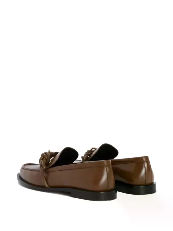JIL SANDER Tangle Loafers - Brown