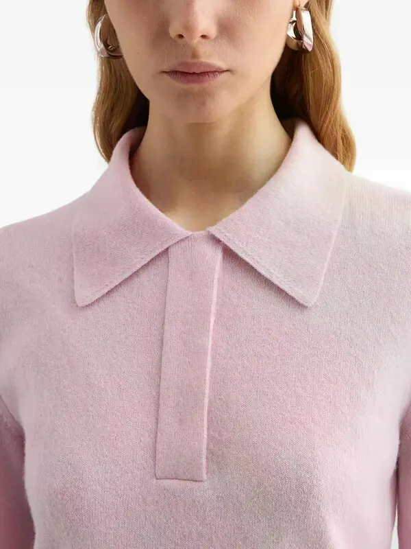 JIL SANDER Wool Polo Sweater