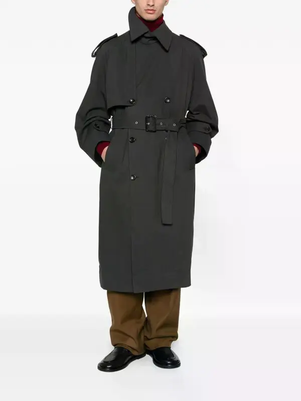 FEDERICO CINA Belted Double-breasted Coat