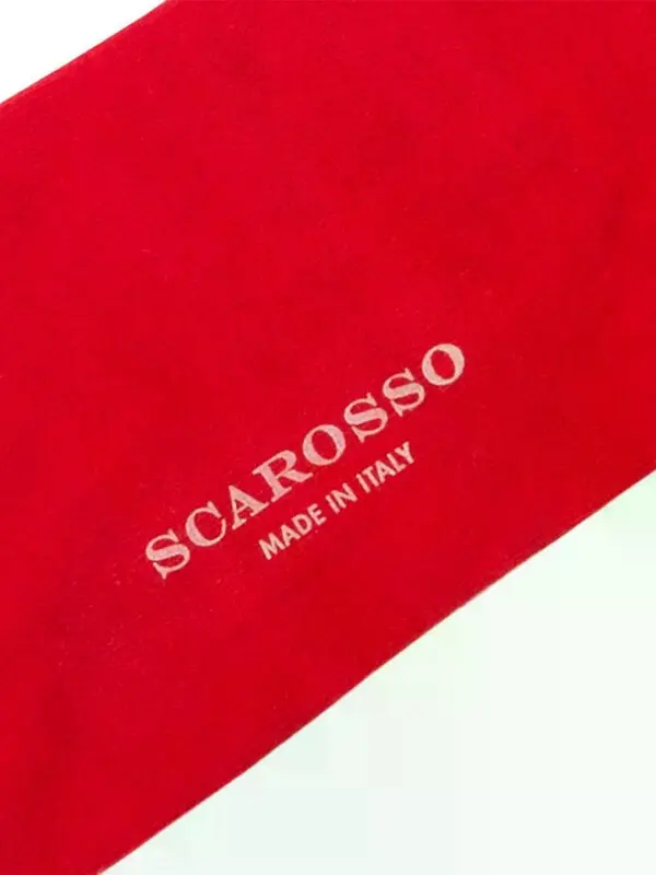 SCAROSSO Logo Socks - Red