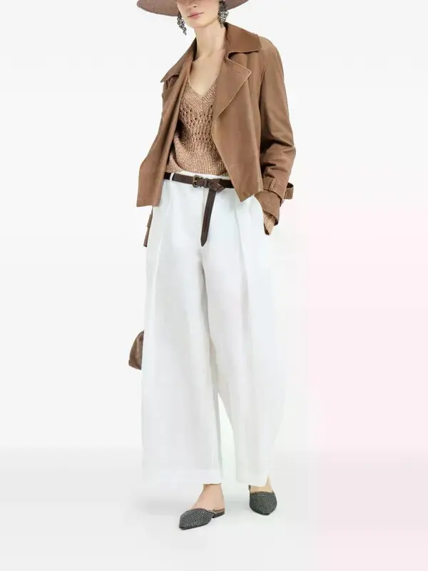 Brunello Cucinelli V-neck Sweater - Neutrals